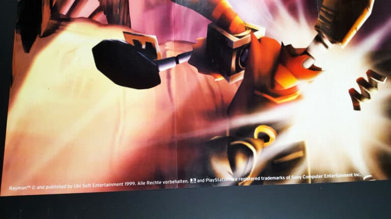 Rayman 2 / Cold Blood Original 1999 PS1 PlayStation Retro Game Poster ...