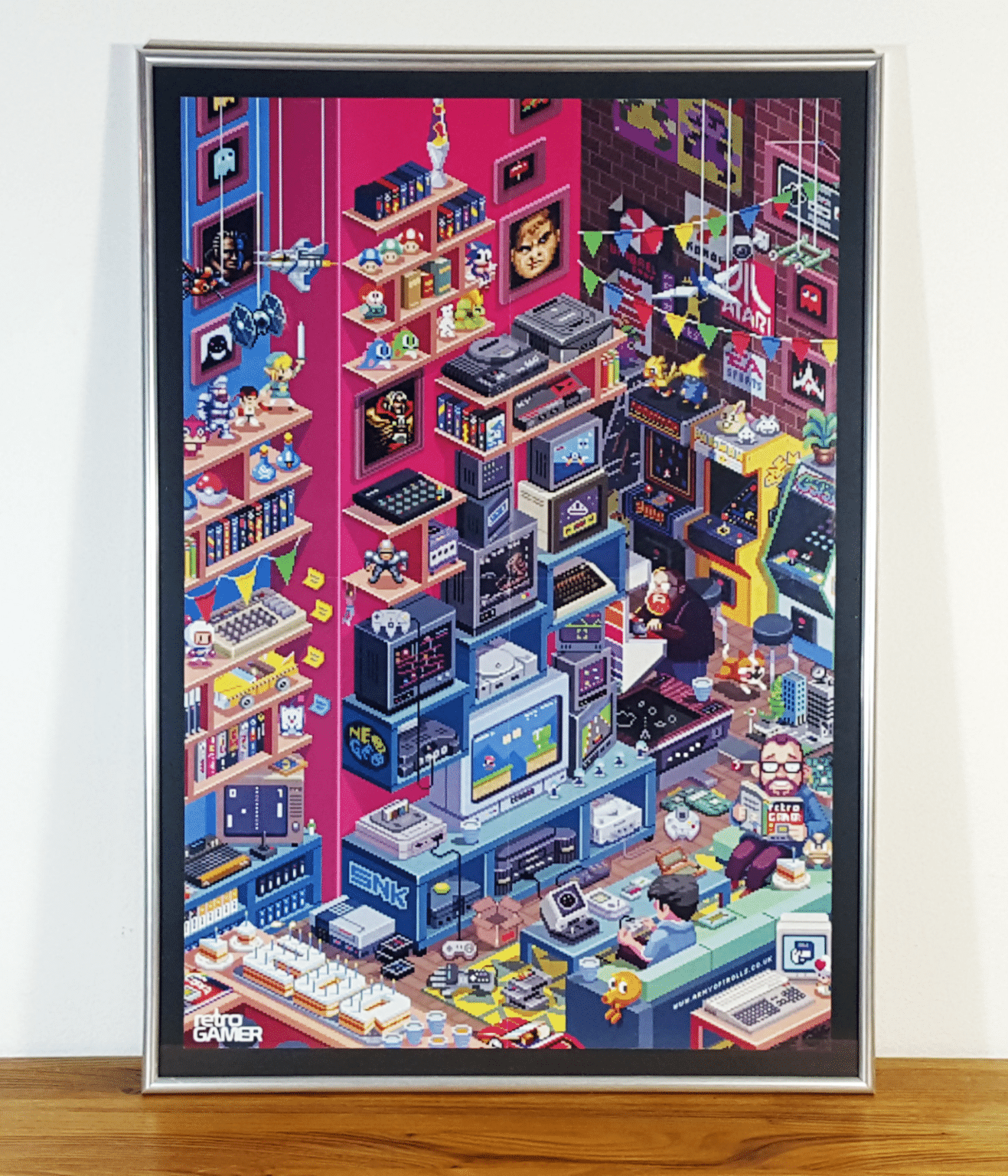 Original RETRO GAME Poster 22x15" RG MAG POKEMON ZELDA FINAL FANTASY Mario