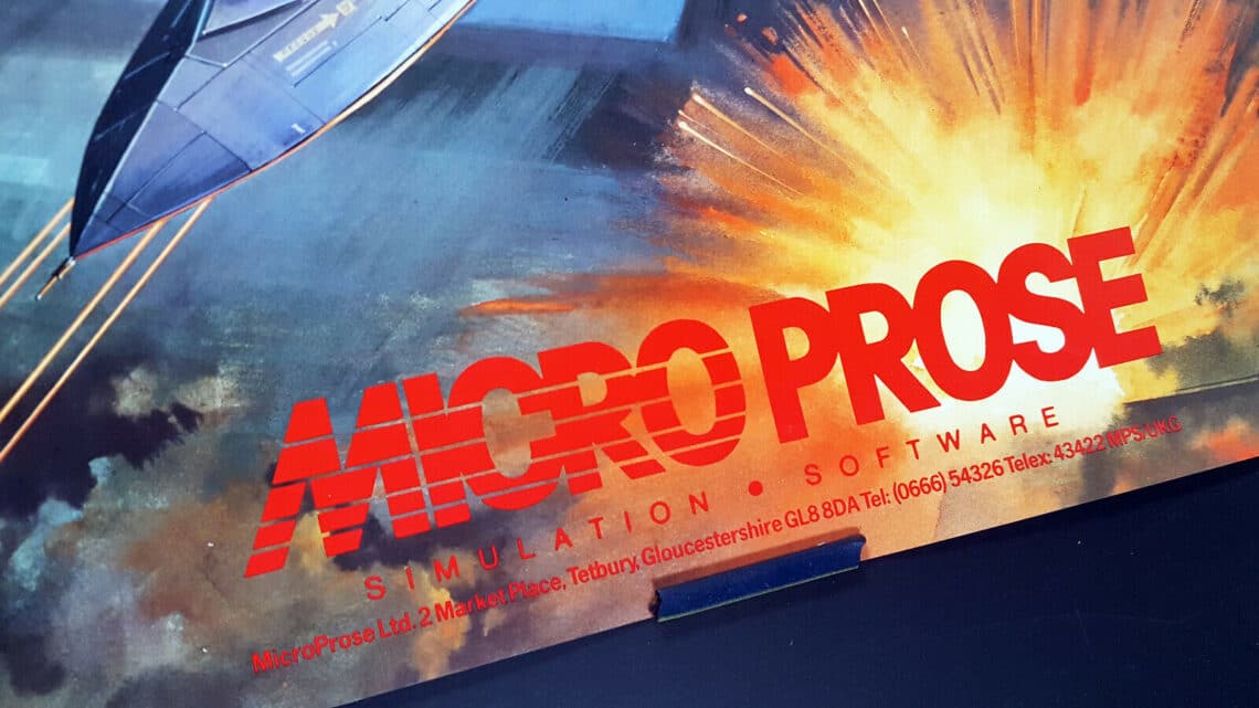 Project Stealth Fighter MicroProse Original 1987 PC Retro Game Store Poster