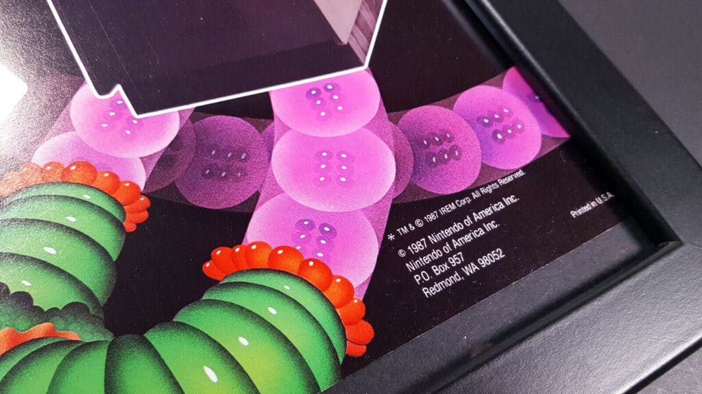 Original R-Type Old Nintendo Arcade Ad 1987 Rare Promo Poster Ad Framed ...